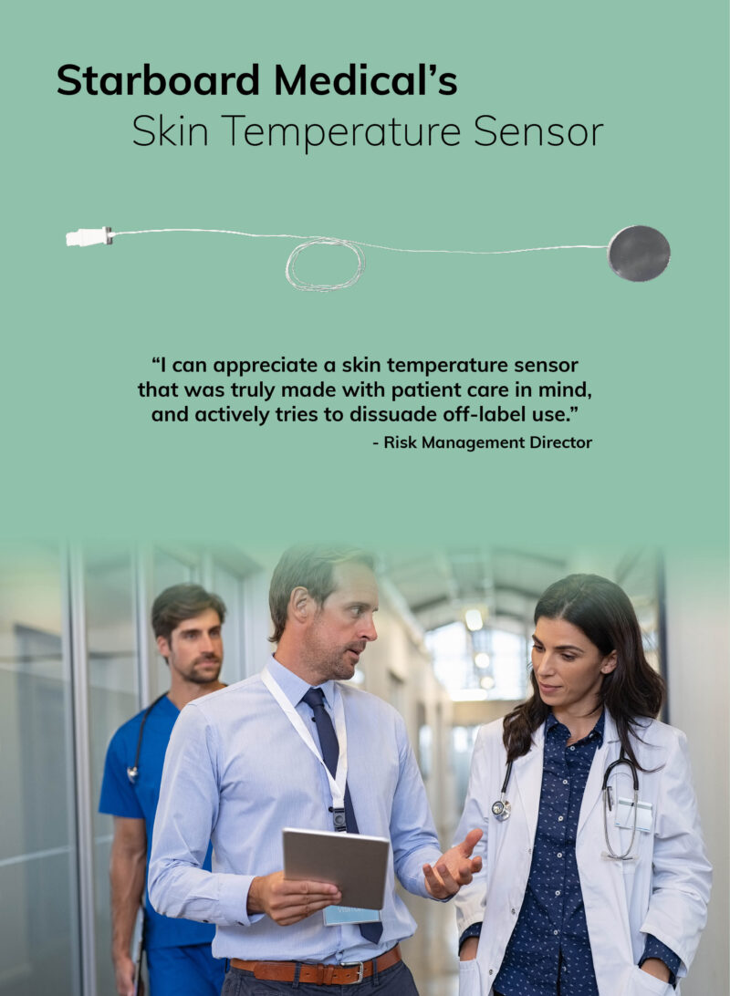 Starboard Medical’s Skin Temperature Sensors